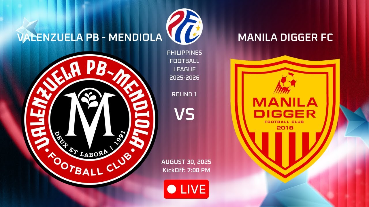 Valenzuela PB - Mendiola vs Manila Digger FC (Round 1) Philippines ...
