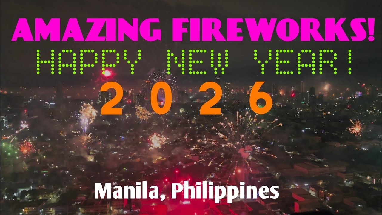 Manila didn’t disappoint! Ringing in 2026 with breathtaking fireworks ...