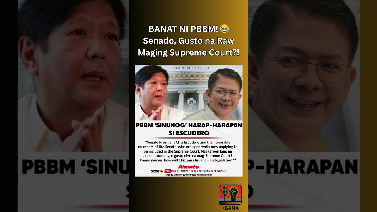 BANAT NI PBBM! 😂 Senado, Gusto na Raw Maging Supreme Court?! - Pinoy ...